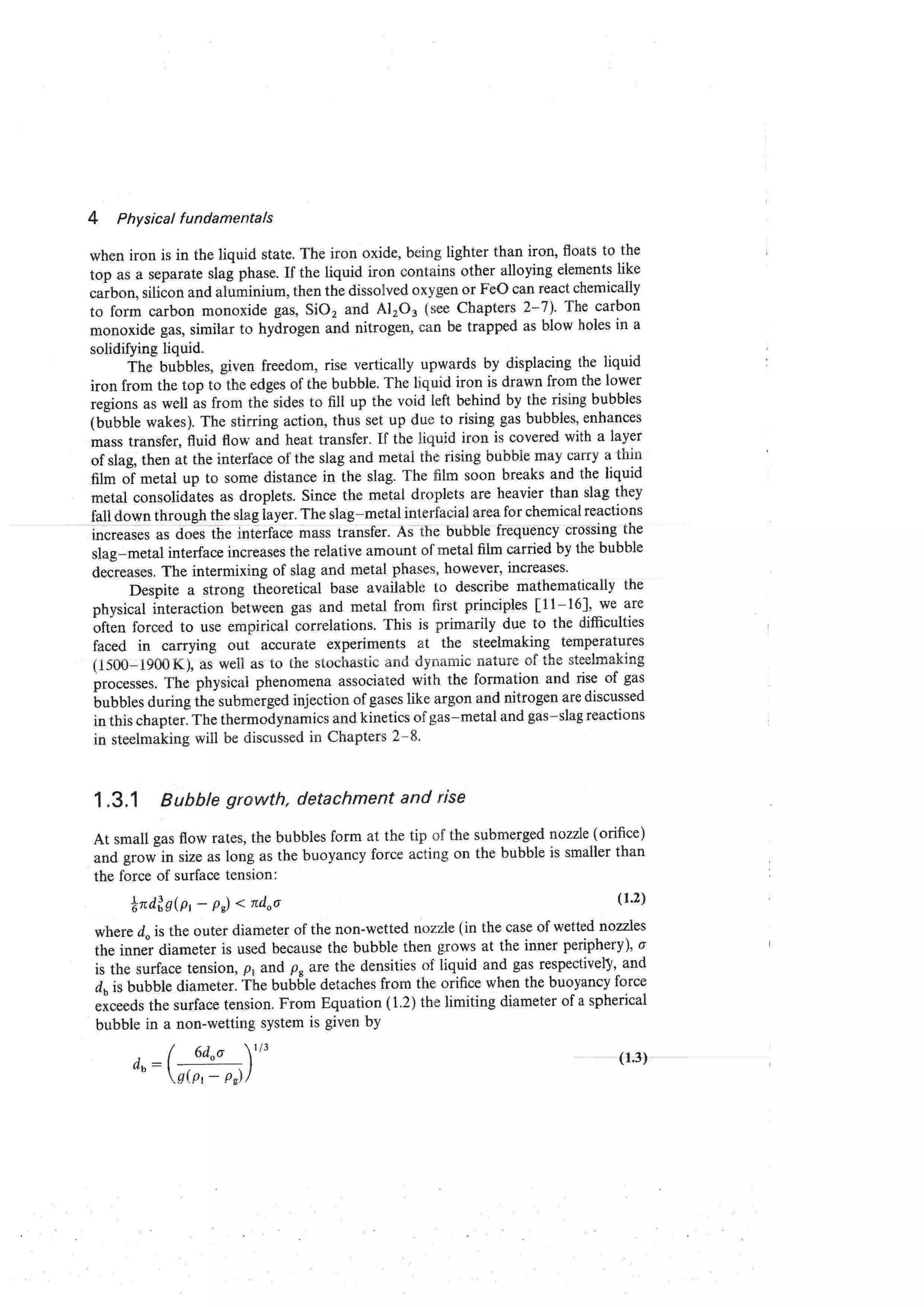 Fundamentals of steelmaking metallurgy chapter1 | PDF | Physics | Science