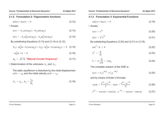 Fundamentals of structural dynamics | PDF