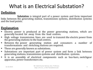 Fundamentals of substaion | PPT