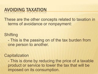 Fundamentals of taxation | PPTX