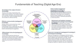 FUNDAMENTALS OF TEACHING.pptx | Education