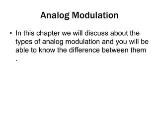 Fundamentals of Telecommunication | PPTX