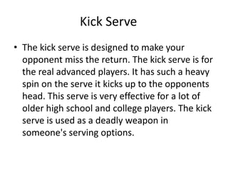 Fundamentals of tennis | PPTX