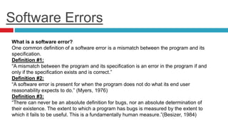 Fundamentals of testing SQA | PPT