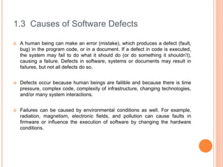 Fundamentals of testing | PPTX