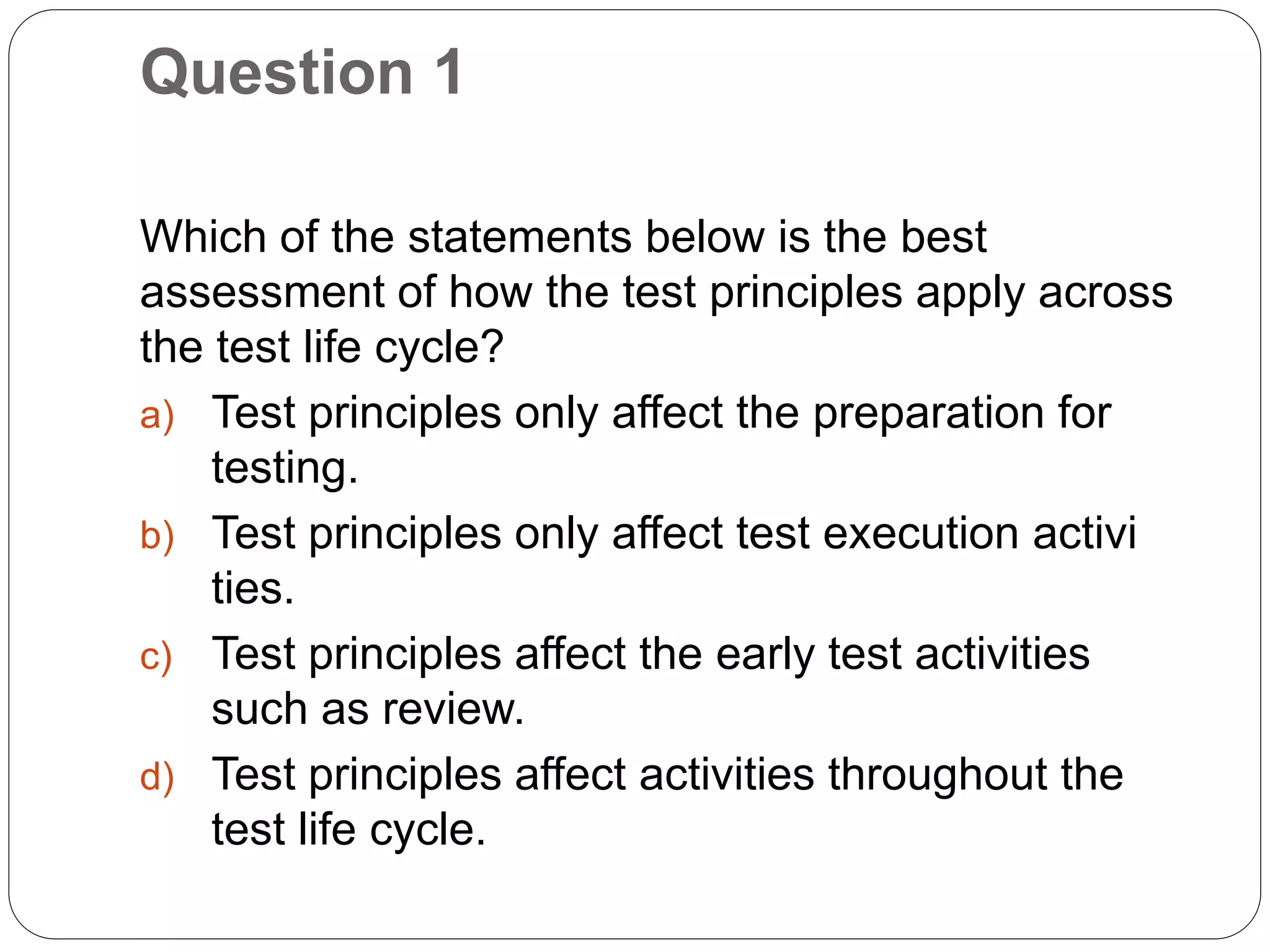 Fundamentals of testing | PPT