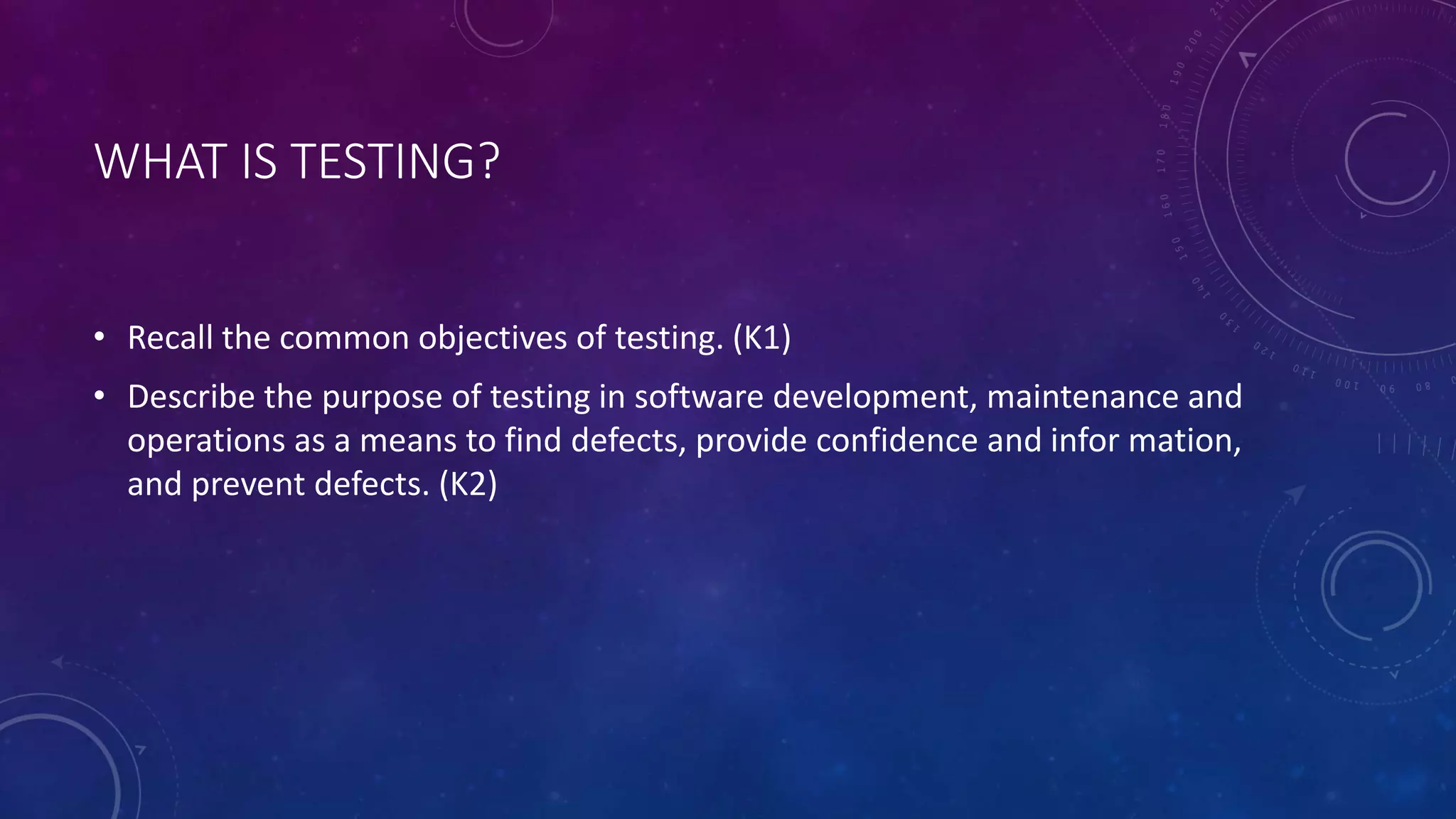 Fundamentals of testing | PPT