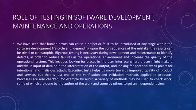 Fundamentals of testing | PPT