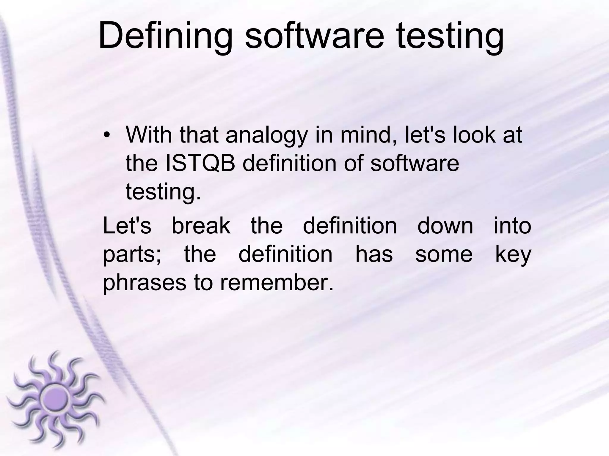 Fundamentals of testing | PPT