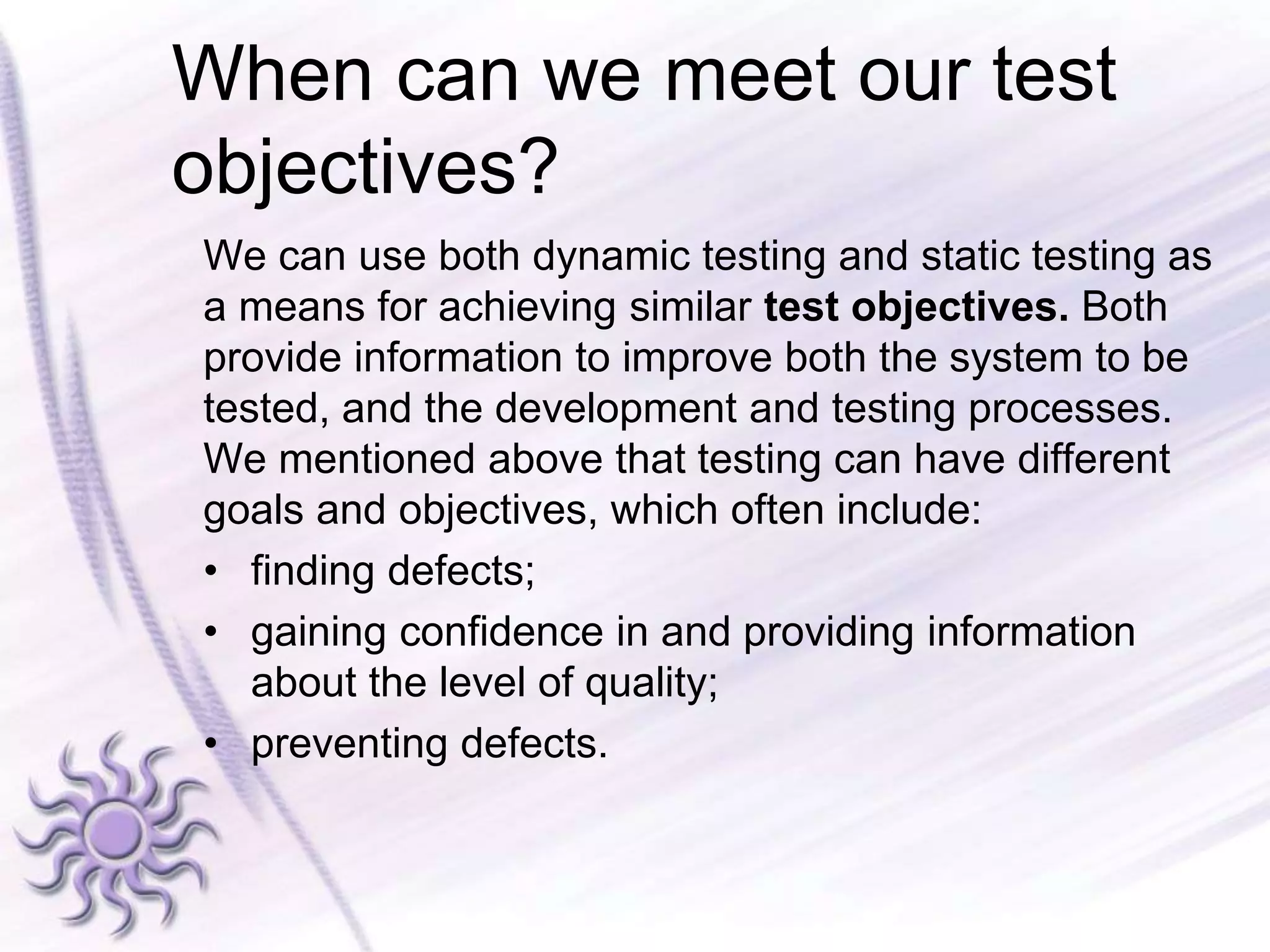 Fundamentals of testing | PPT