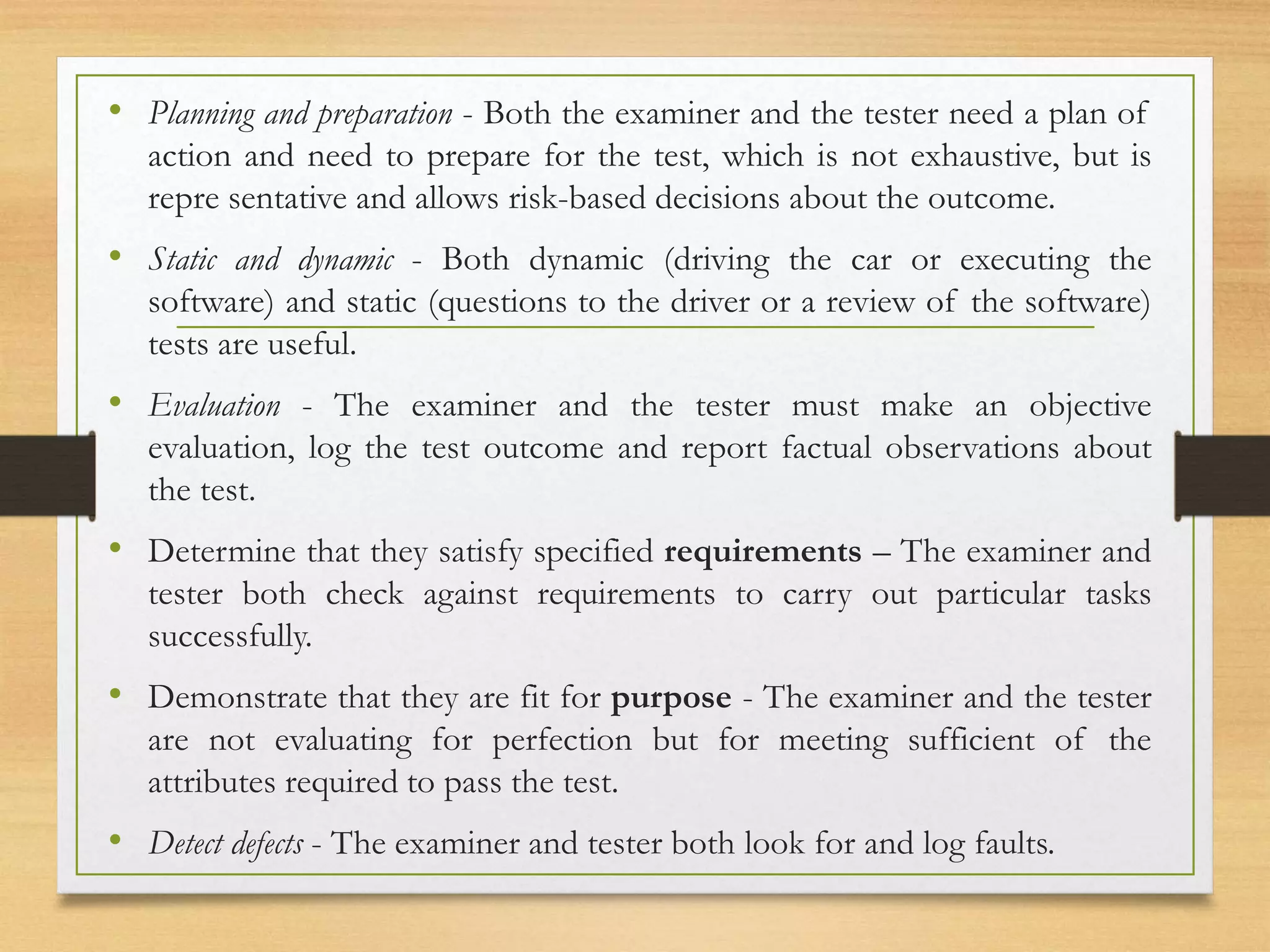 Fundamentals of testing | PPTX