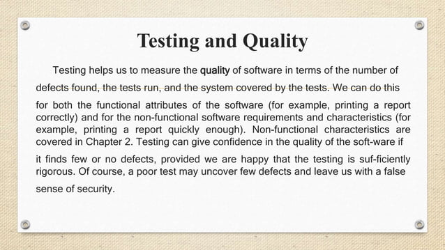 Fundamentals of testing | PPT