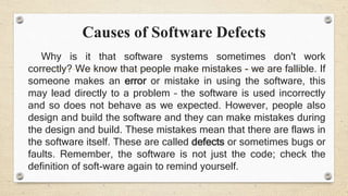 Fundamentals of testing | PPT