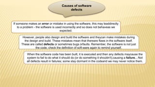 Fundamentals of testing | PPTX