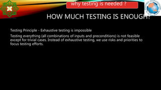 Fundamentals of testing | PPT