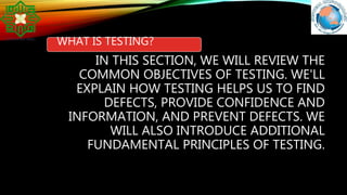 Fundamentals of testing | PPT