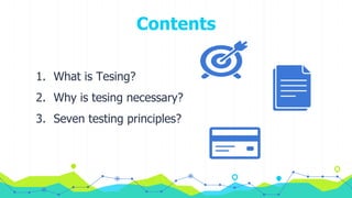 ISTQB - What's testing | PPT