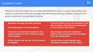 Fundamentals of Testing Section 1/6 | PPTX