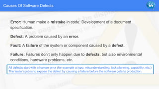 Fundamentals of Testing Section 1/6 | PPTX