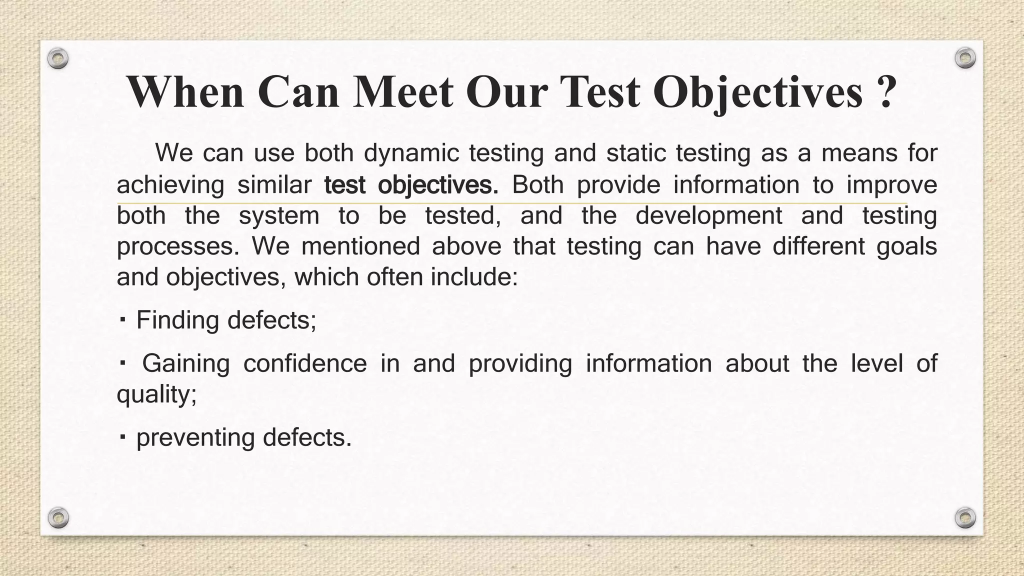 Fundamentals of testing 2 | PPT