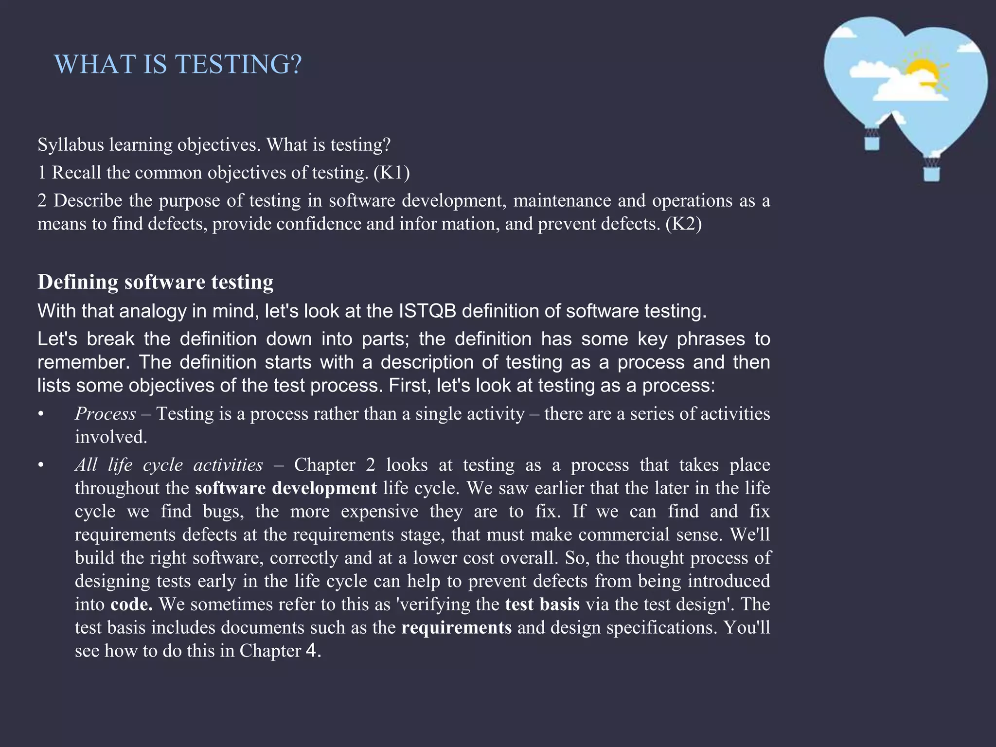 Fundamentals of testing | PPT