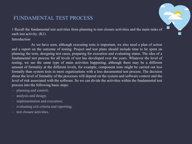 Fundamentals of testing | PPT