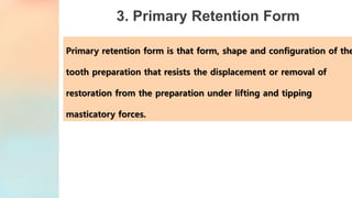 Fundamentals of Cavity preparation | PPTX