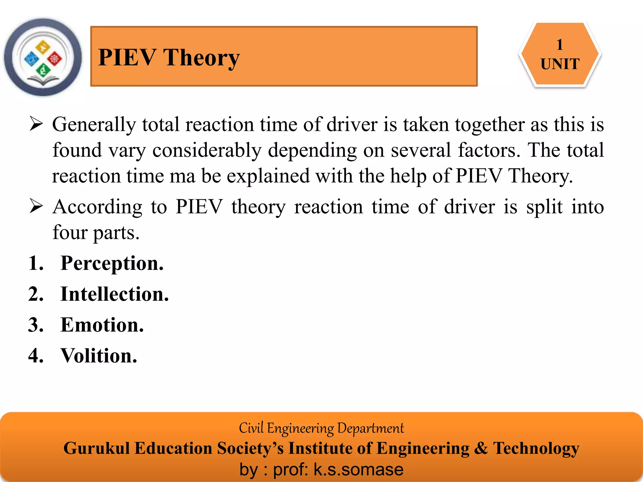 Fundamentals of traffic Engg | PPTX