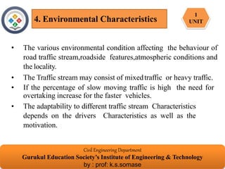 Fundamentals of traffic Engg | PPTX