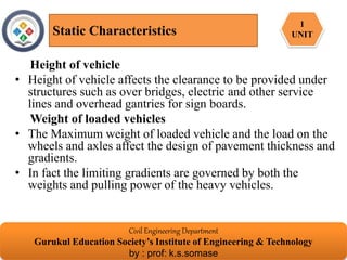 Fundamentals of traffic Engg | PPTX