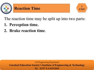 Fundamentals of traffic Engg | PPTX