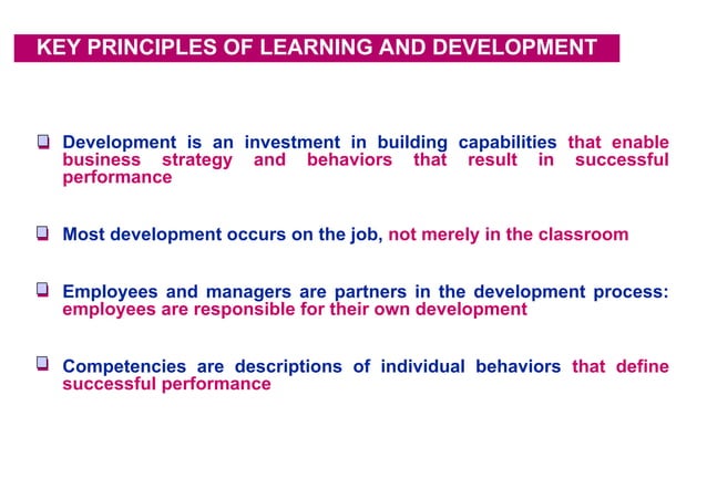 fundamentals of training, learning and development.ppt | Workshops and Classes | Hobbies & Interests