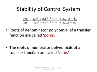 Fundamentals of Transfer Function in control system.pptx
