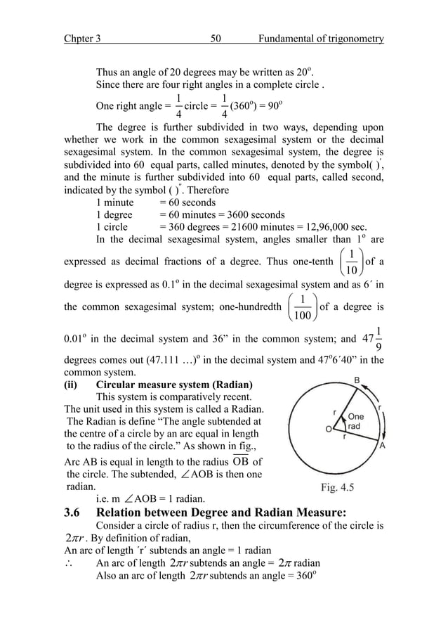 Fundamentals of Trigonometry.pdf | Geography | Science