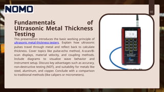 Fundamentals of Ultrasonic Metal Thickness Testing.pptx