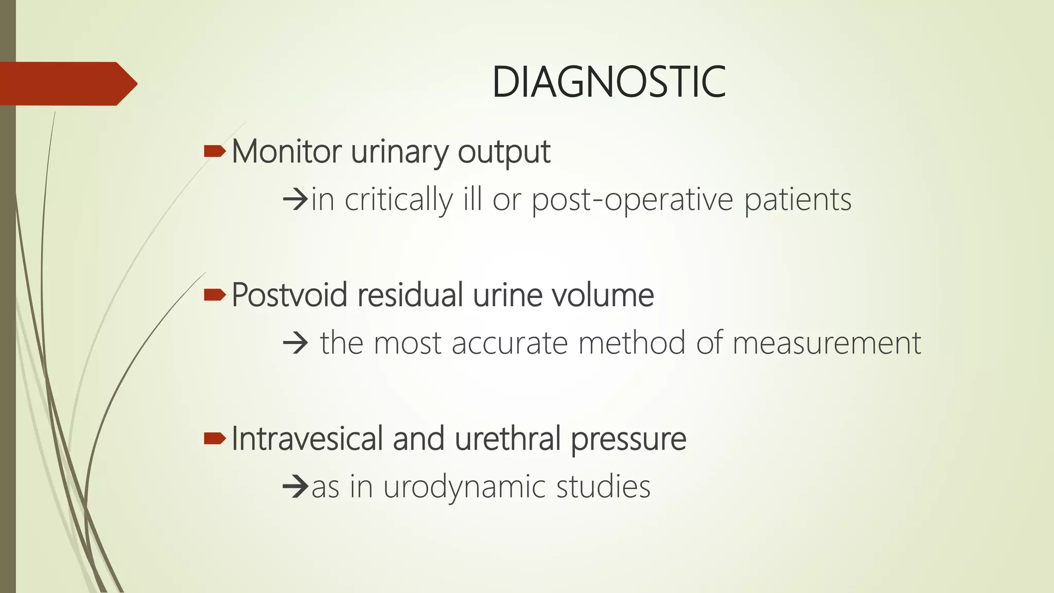Fundamentals of urinary tract drainage | PPTX