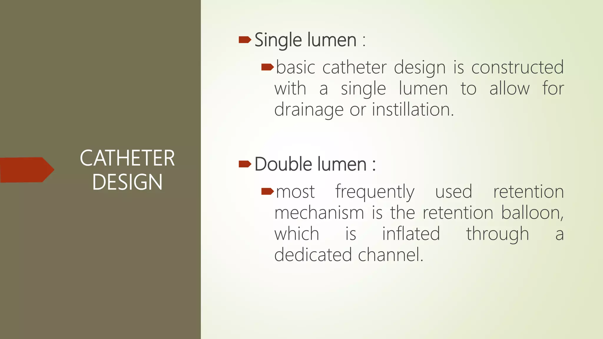 Fundamentals of urinary tract drainage | PPTX