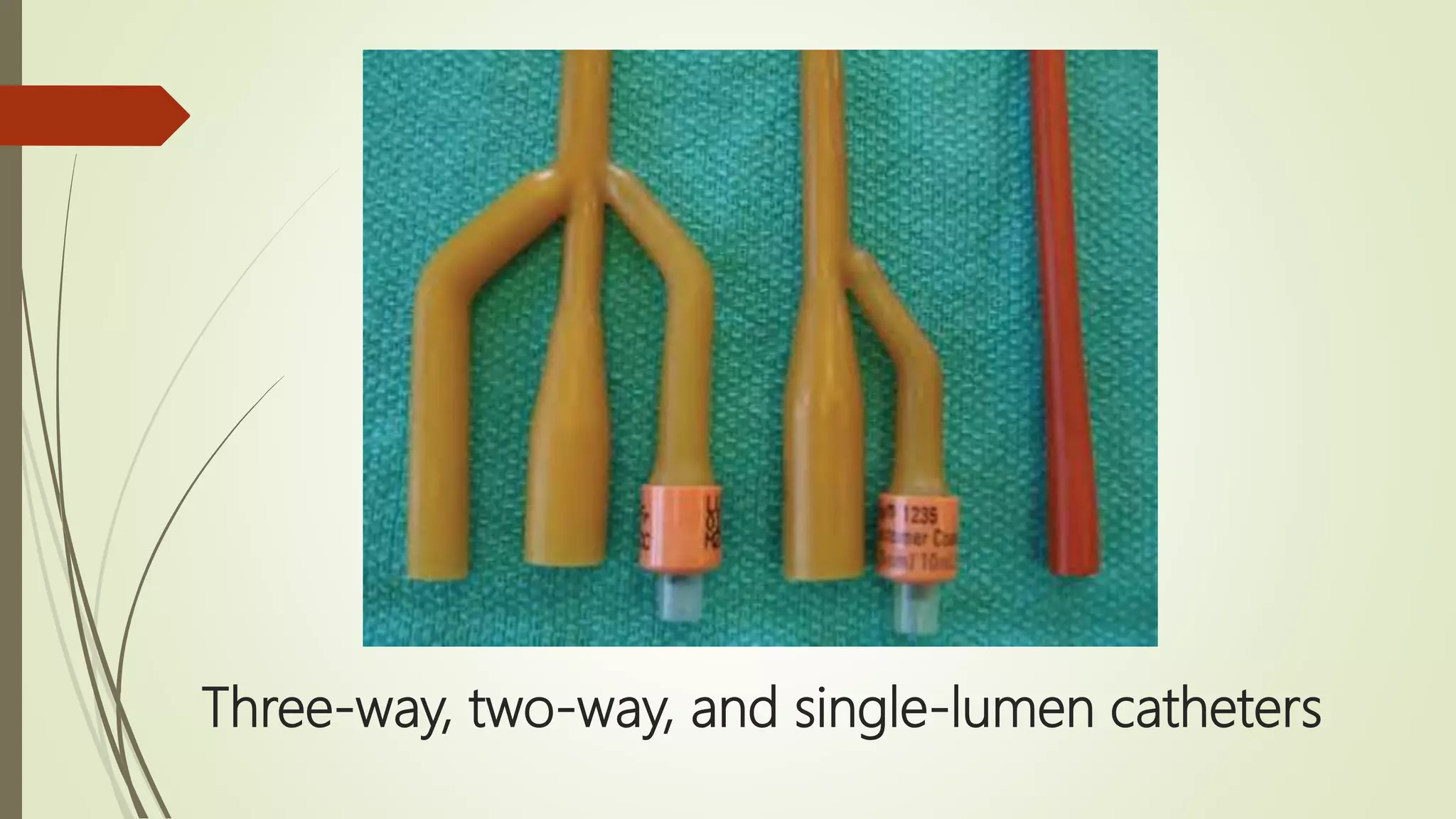 Fundamentals of urinary tract drainage | PPTX