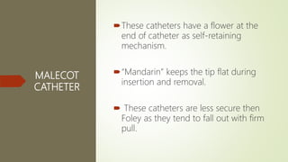 Fundamentals of urinary tract drainage | PPTX