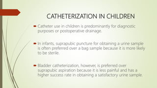 Fundamentals of urinary tract drainage | PPTX