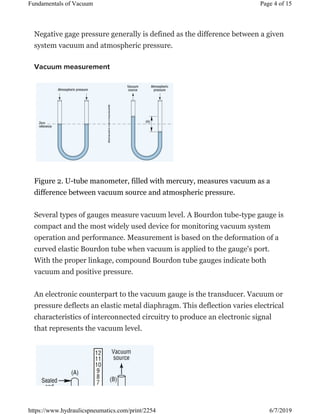 Fundamentals of vacuum | PDF