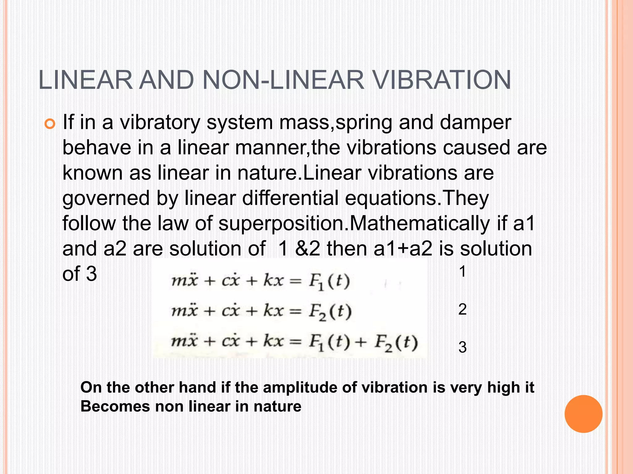 Fundamentals of vibration | PPTX