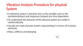 Fundamentals of vibration | PPTX