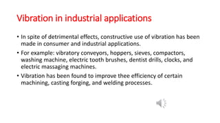 Fundamentals of vibration | PPTX