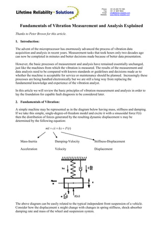 Fundamentals of vibration_measurement_and_analysis_explained | PDF