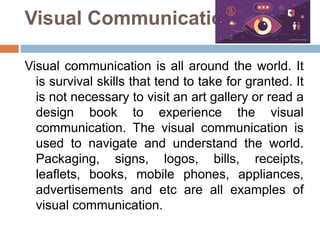 Fundamentals of visual communication unit ii | PPTX
