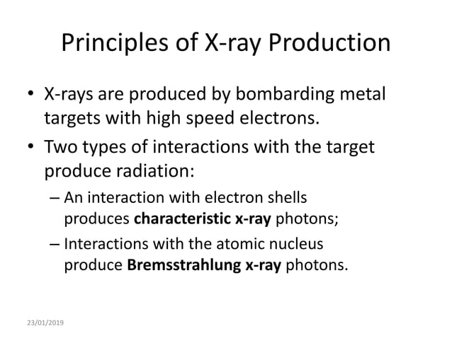 Fundamentals of x ray imaging i | PDF