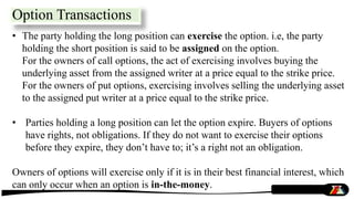 Fundamentals of Option Contracts | PPTX