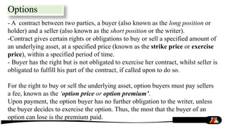 Fundamentals of Option Contracts | PPTX