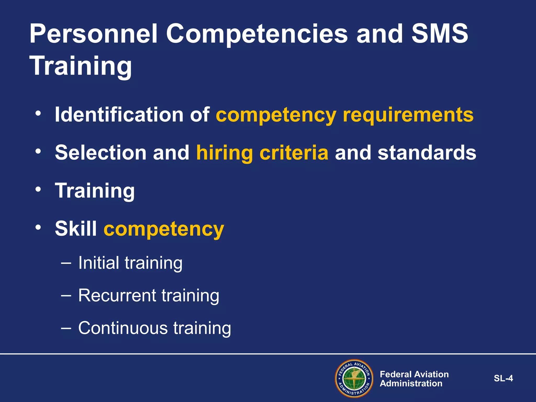 Safety Management Systems (SMS) Fundamentals: Promotion | PPT